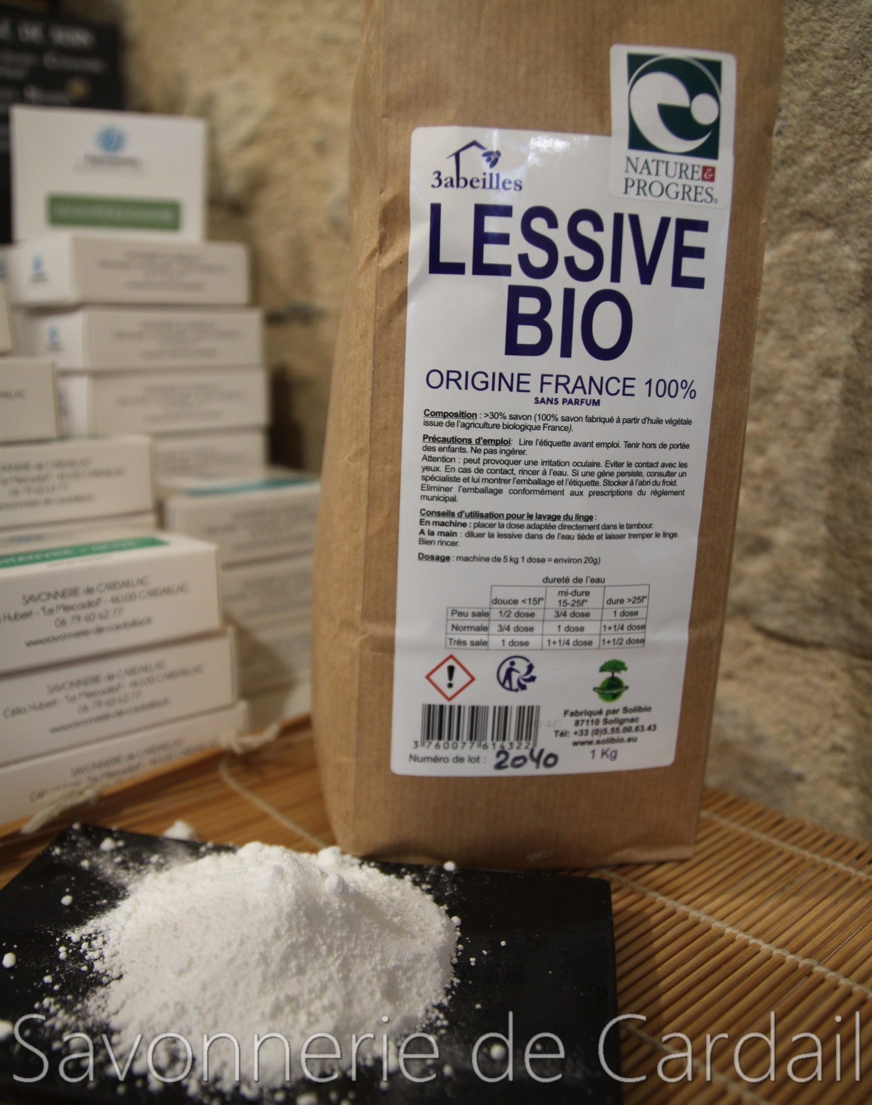 LESSIVE EN POUDRE(sans parfum)